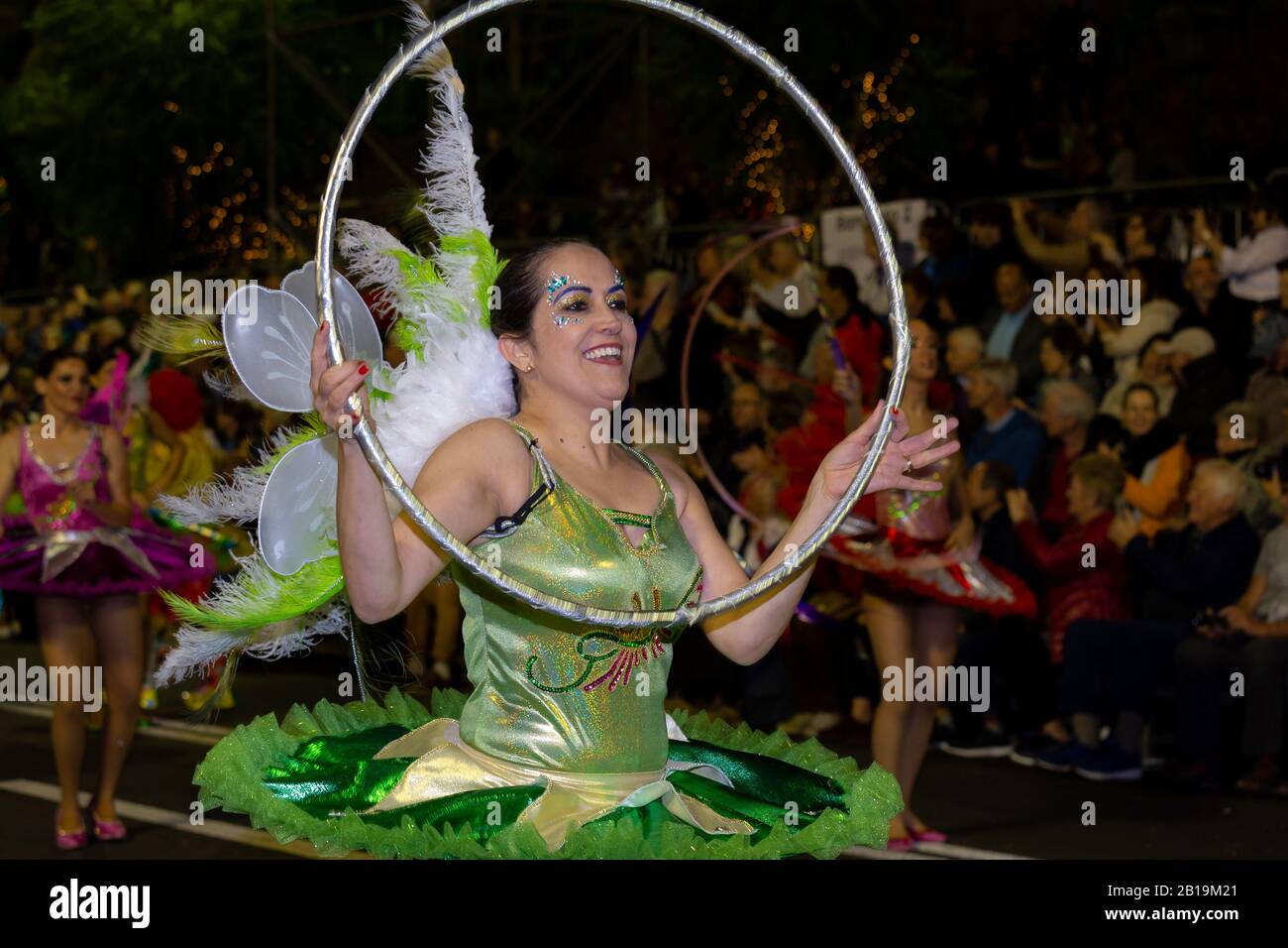 FUNCHAL, PORTUGAL - FEBRUARY 2020: Participants of Madeira island ...
