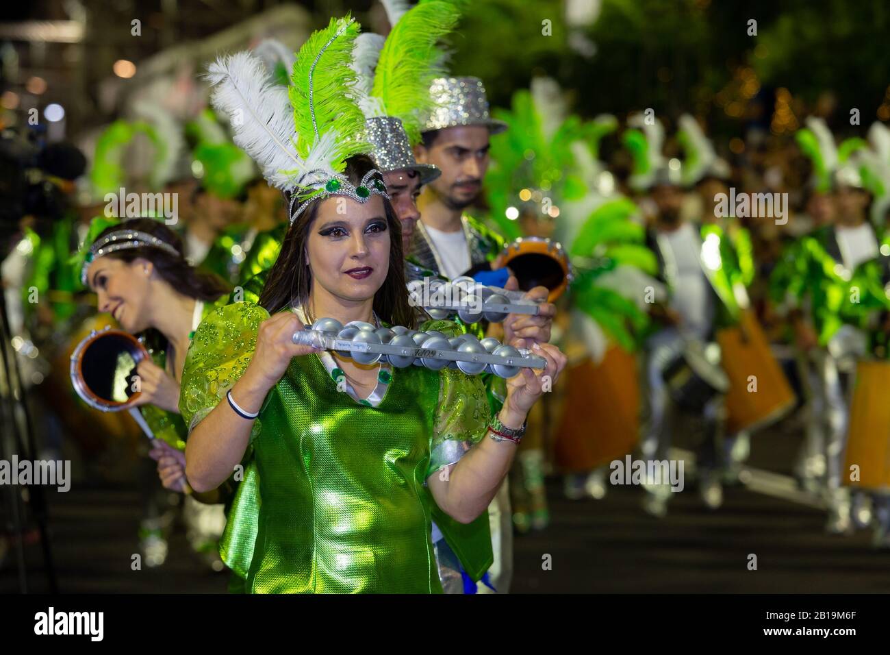 FUNCHAL, PORTUGAL - FEBRUARY 2020: Participants of Madeira island ...