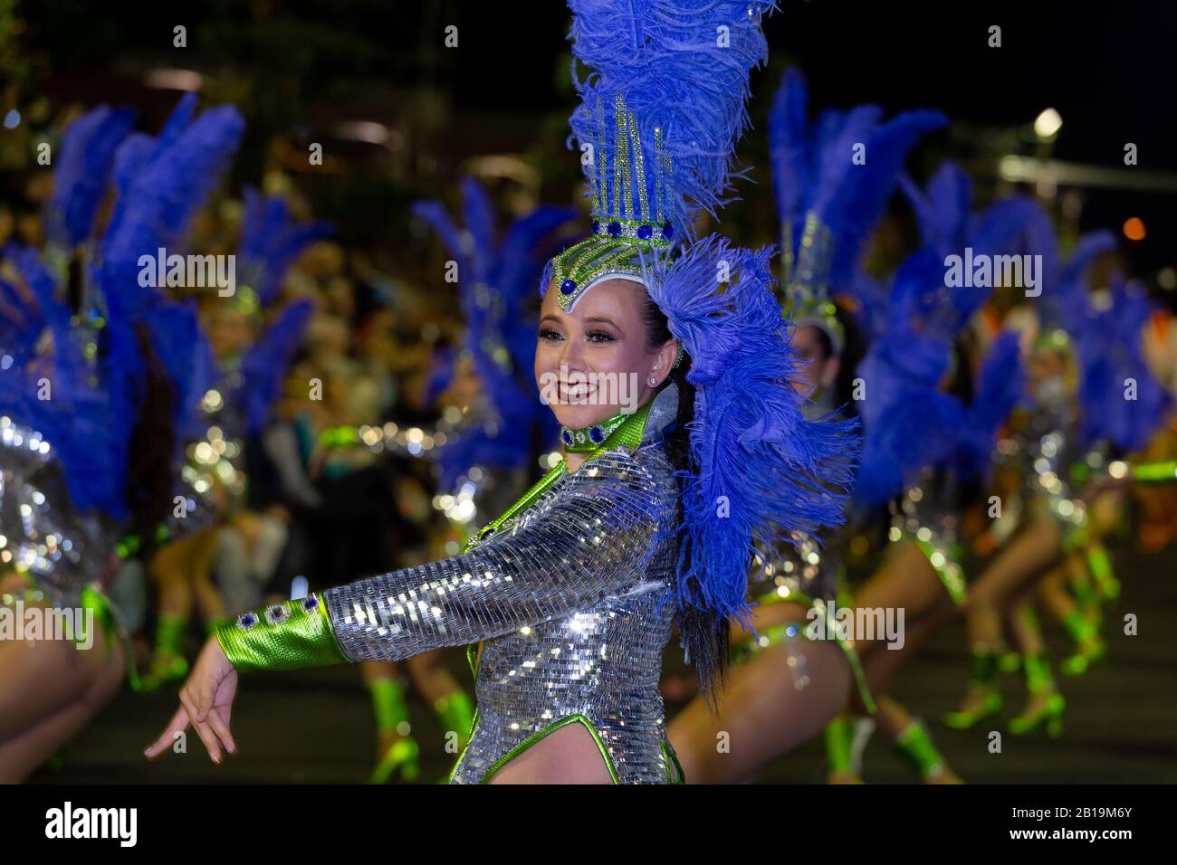 FUNCHAL, PORTUGAL - FEBRUARY 2020: Participants of Madeira island ...