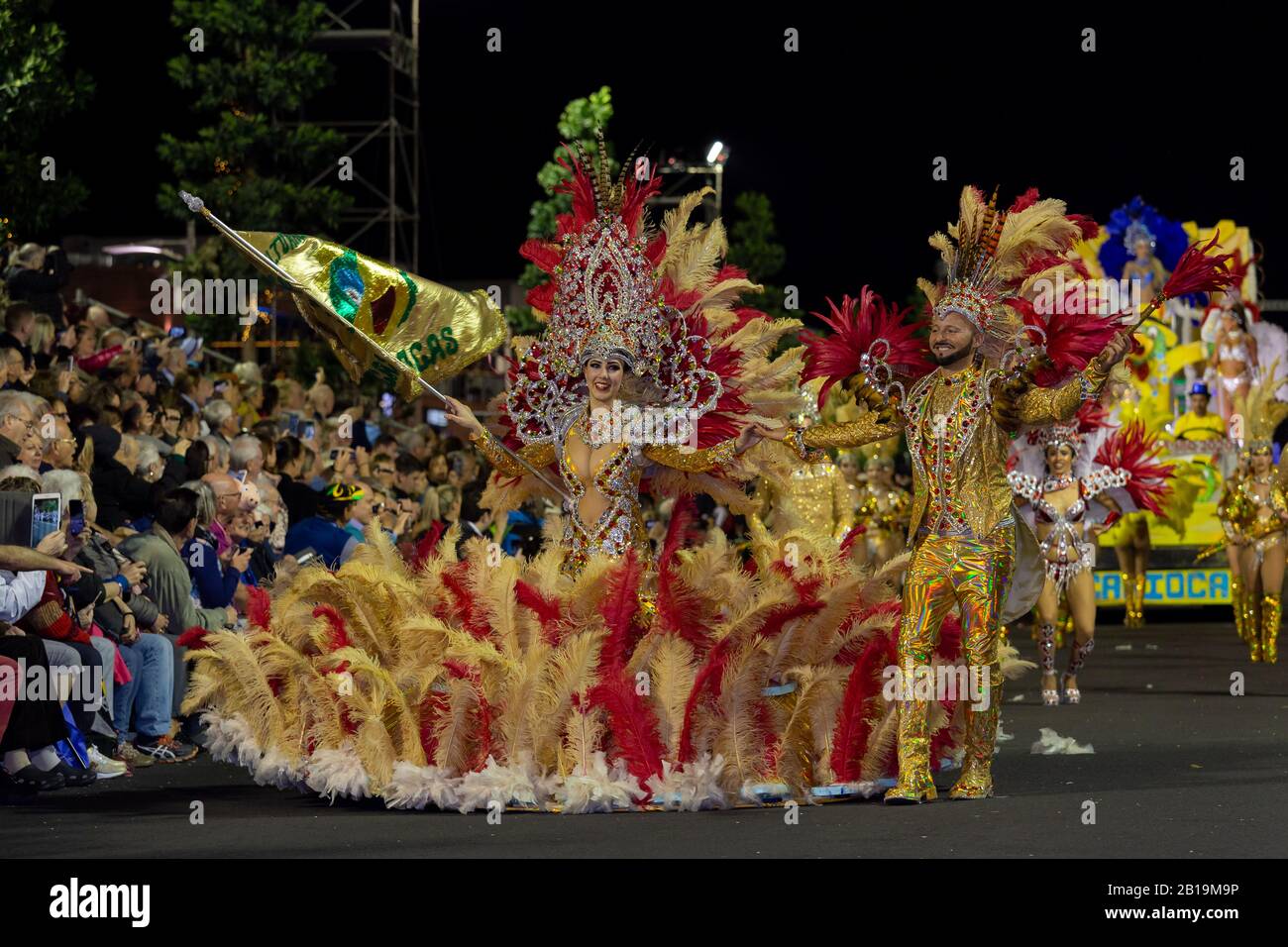 FUNCHAL, PORTUGAL - FEBRUARY 2020: Participants of Madeira island ...