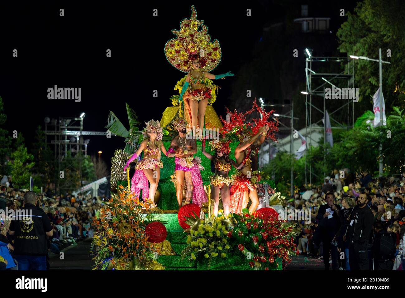 FUNCHAL, PORTUGAL - FEBRUARY 2020: Participants of Madeira island ...