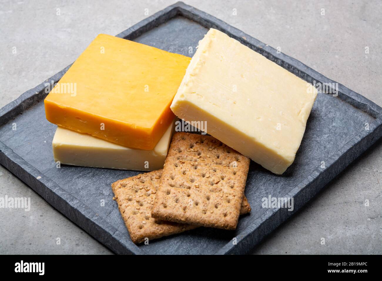 Lancashire cheese and crackers hi-res stock photography and images - Alamy