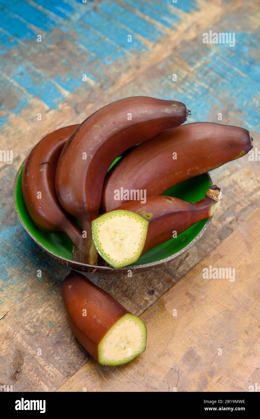 Jamaican red banana hi-res stock photography and images - Alamy