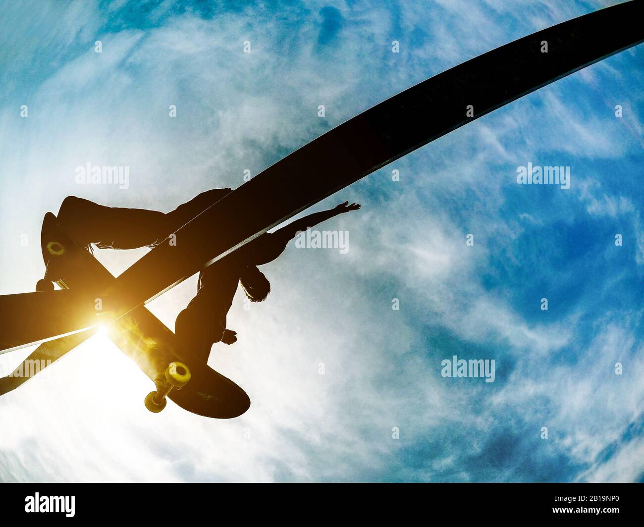 Ramp silhouette hi-res stock photography and images - Alamy