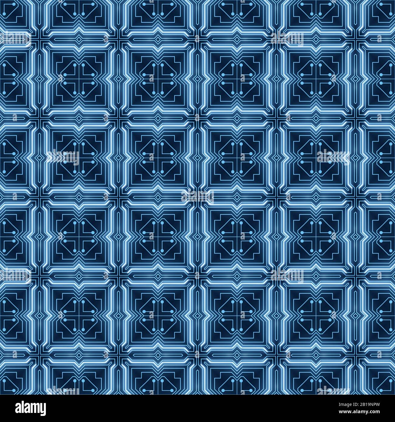 Circuit Board Seamless Pattern, Digital Background. Creative Futuristic Hardware Motherboard ...