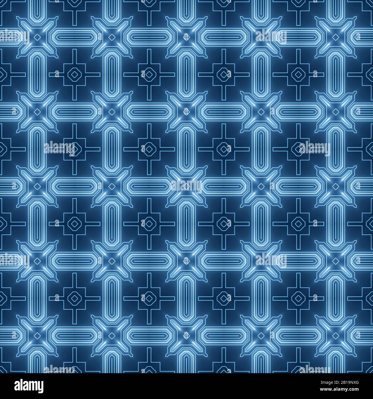 Circuit Board Seamless Pattern, Digital Background. Creative Futuristic ...