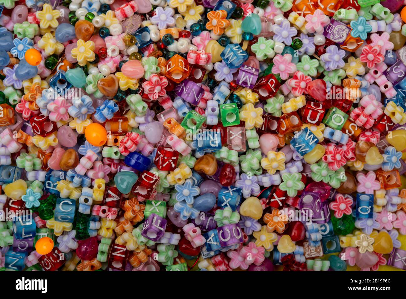 Multi color kids toy bricks background with copy space Stock Photo - Alamy