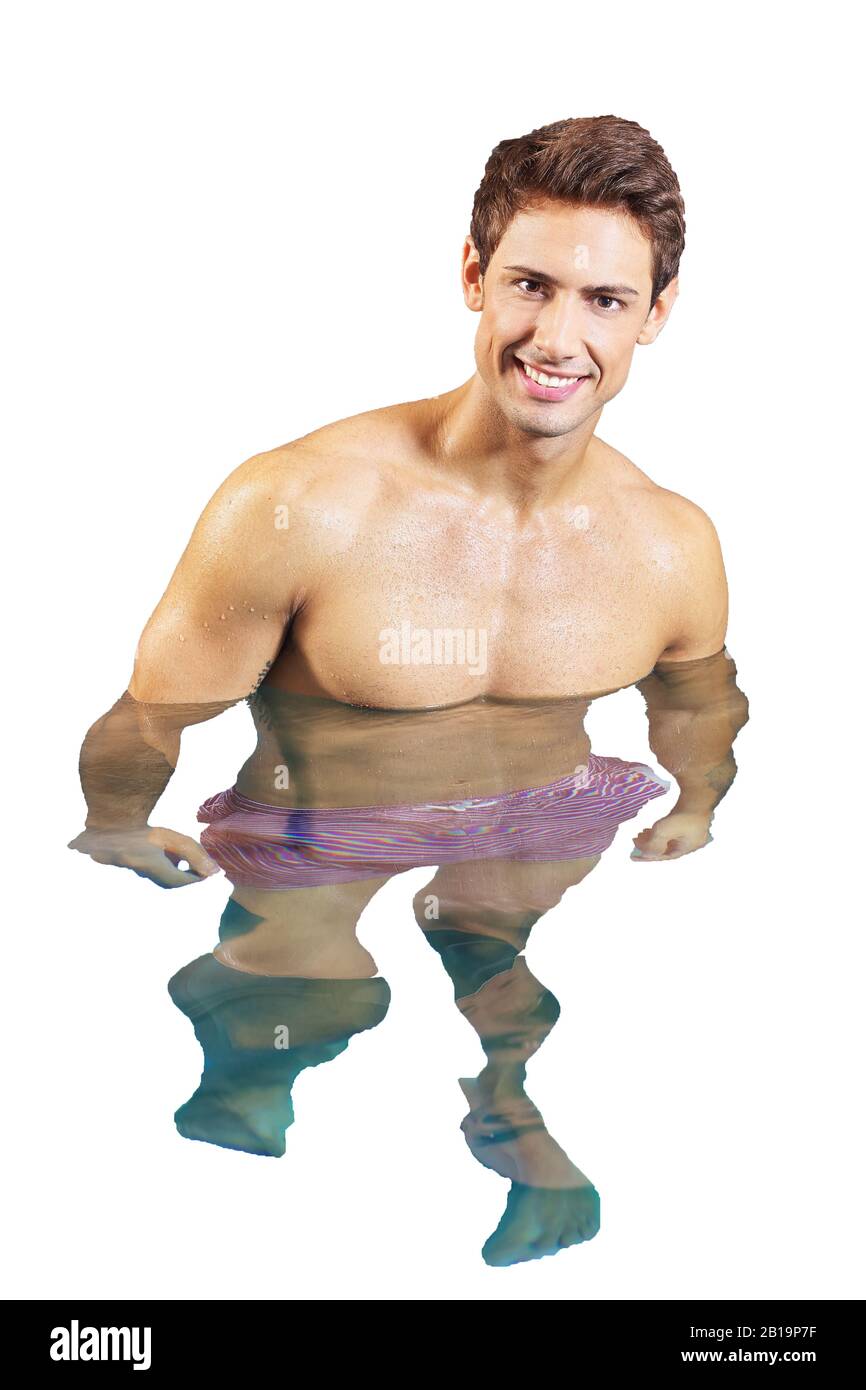 Athlete in pool Cut Out Stock Images & Pictures - Alamy