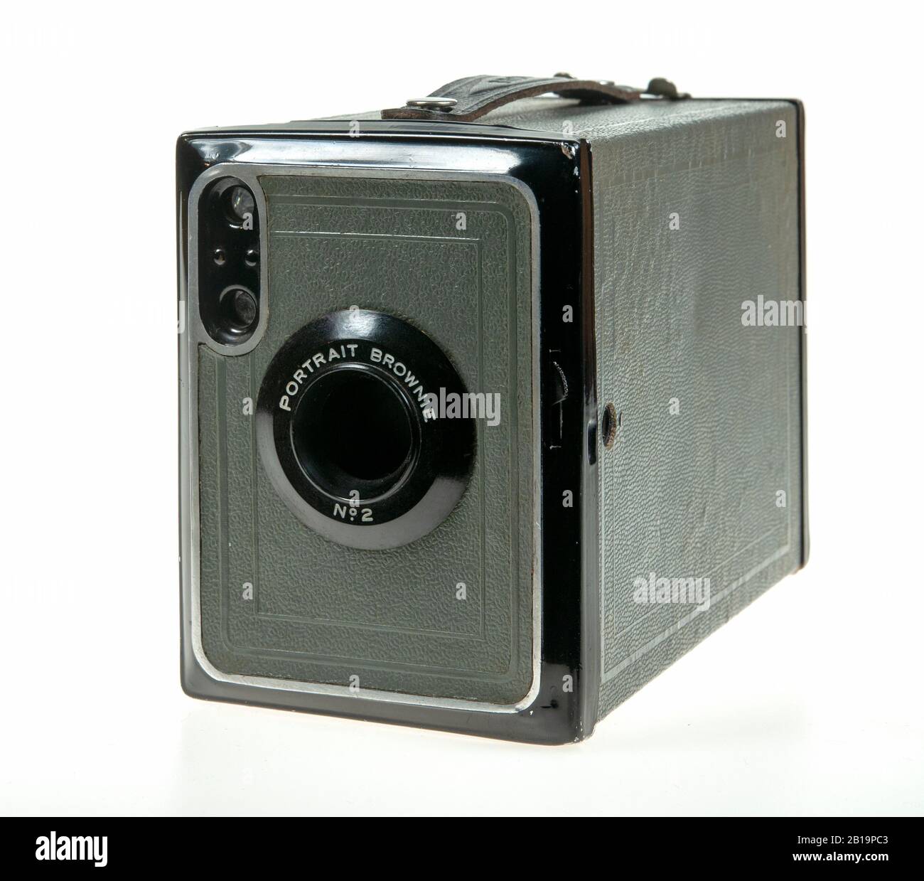 Kodak Portrait Brownie No2 box camera - 1930's Stock Photo - Alamy