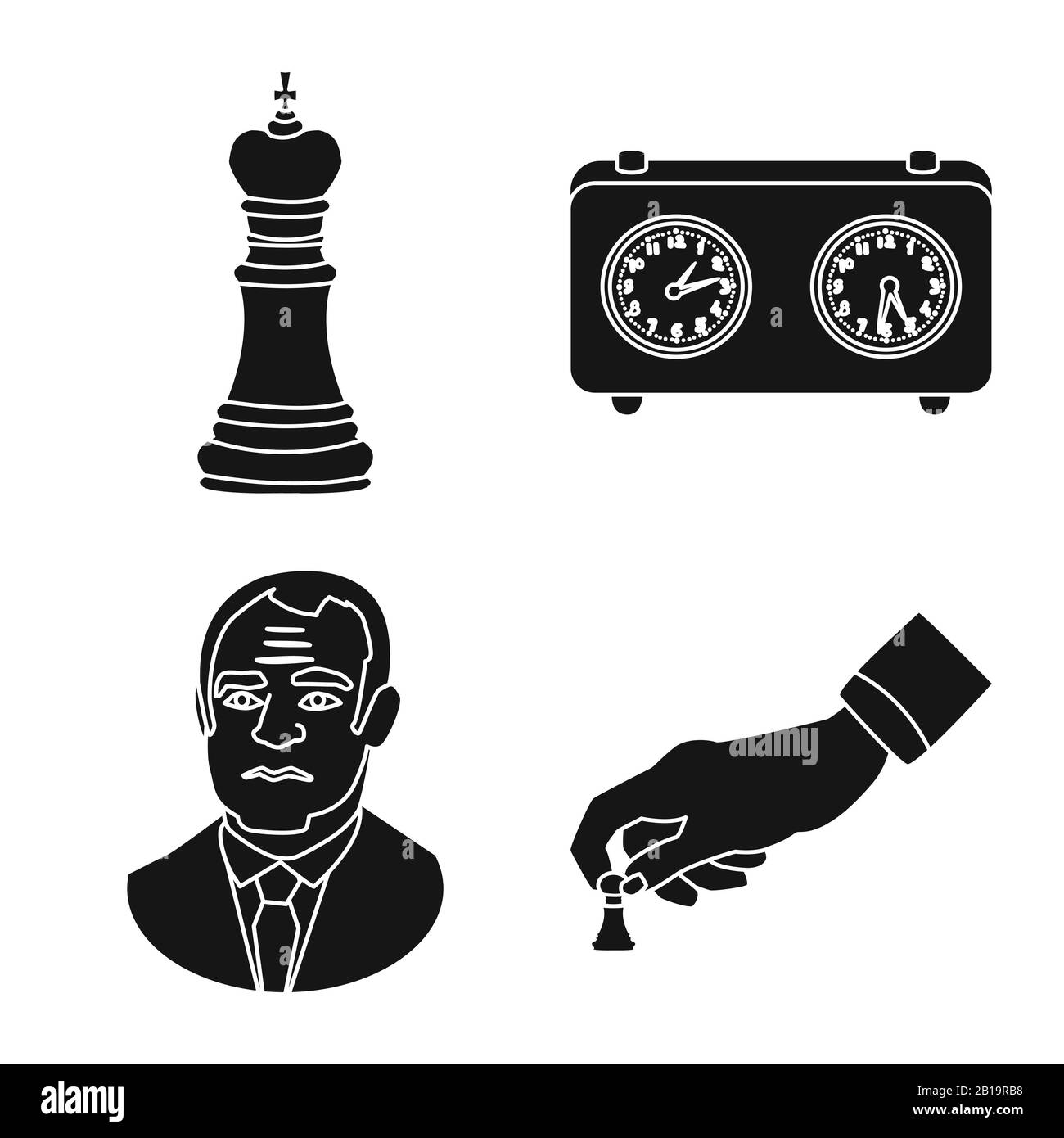 Isolated object of club and target logo. Collection of club and game ...