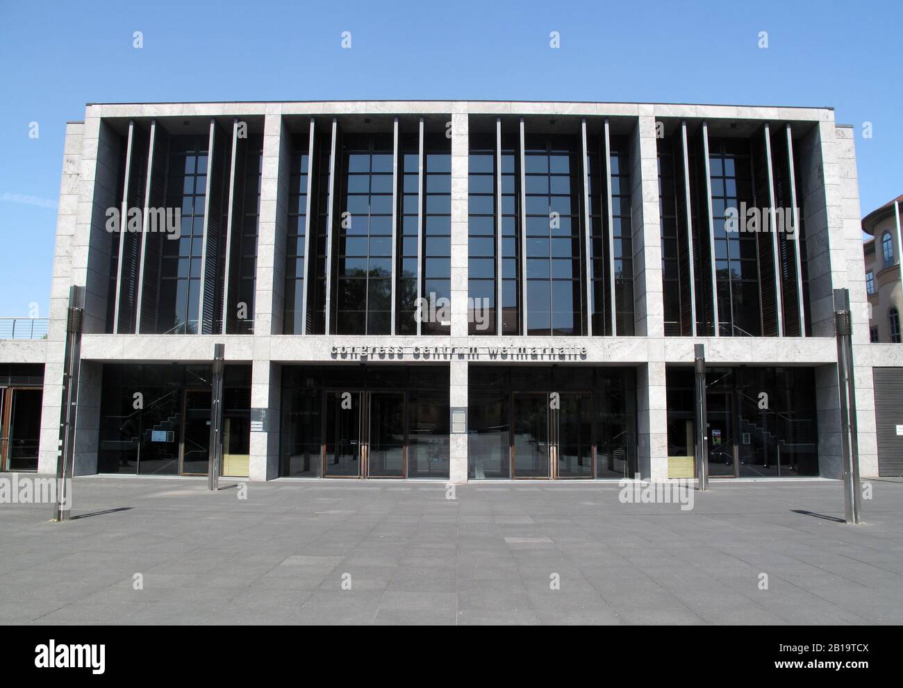 Weimar, Germany 07-25-2019 architecture of the congress center ...
