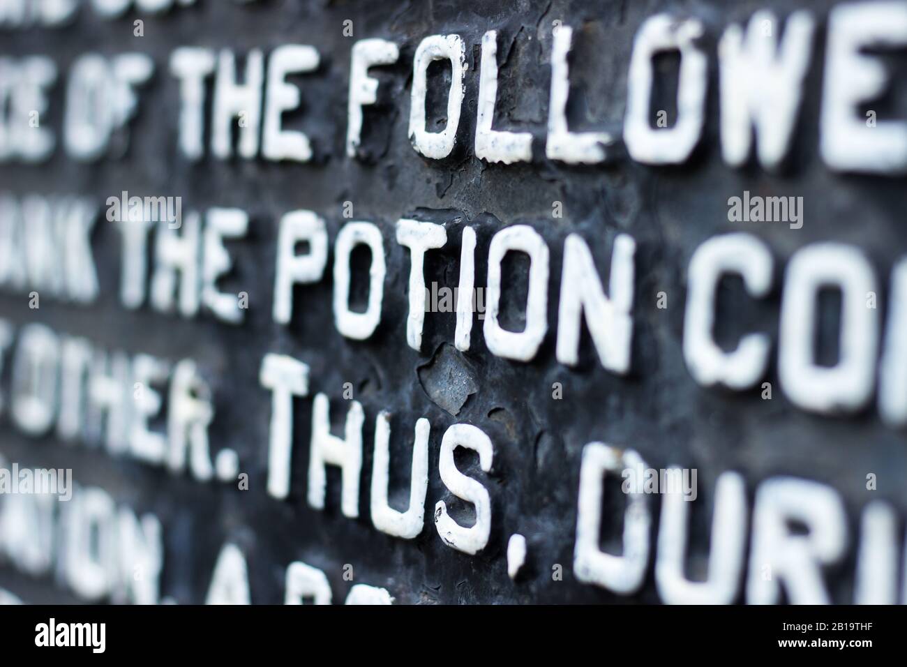 Engraved words hi-res stock photography and images - Alamy