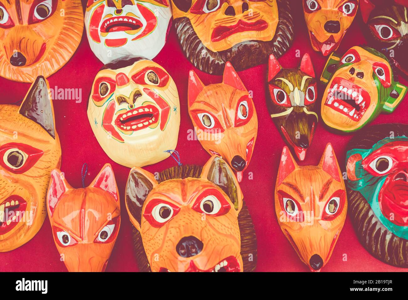 Masks ecuadorian tradition hi-res stock photography and images - Alamy