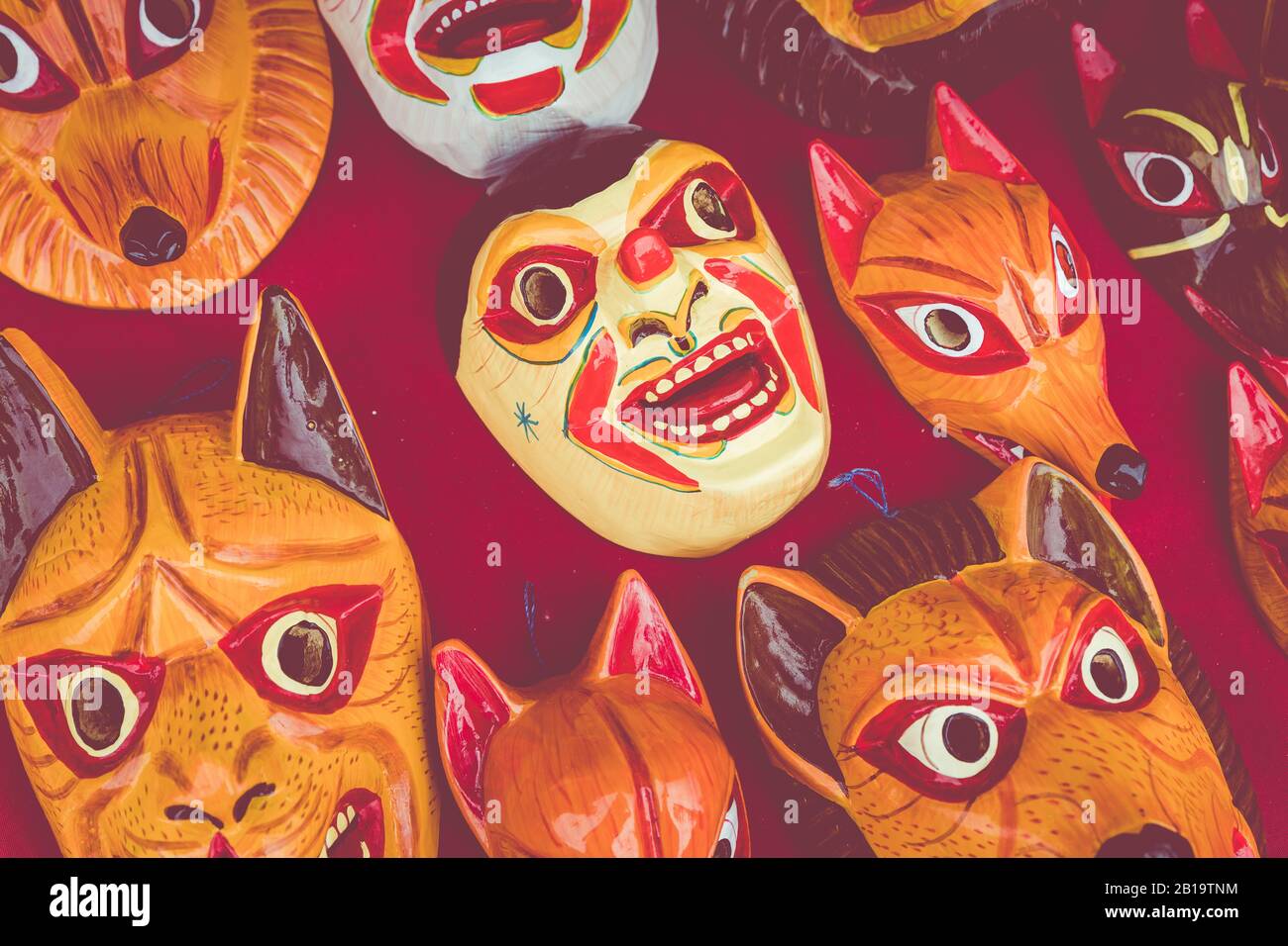 Masks Ecuadorian Tradition High Resolution Stock Photography and Images ...