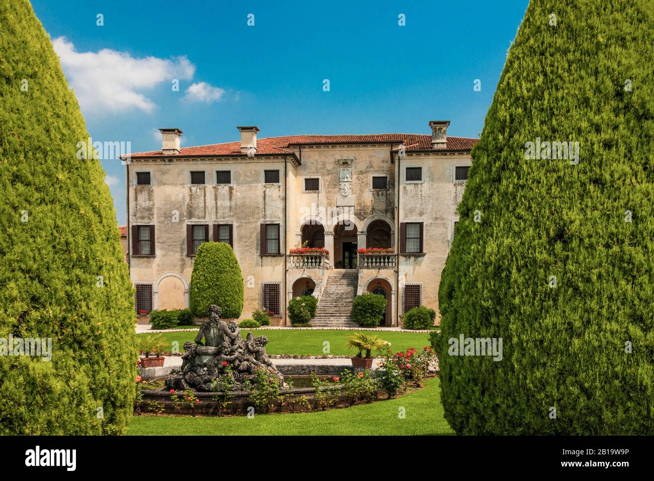 Italy Veneto Lugo di Vicenza - Villa Godi Malinverni By Andrea Palladio ...