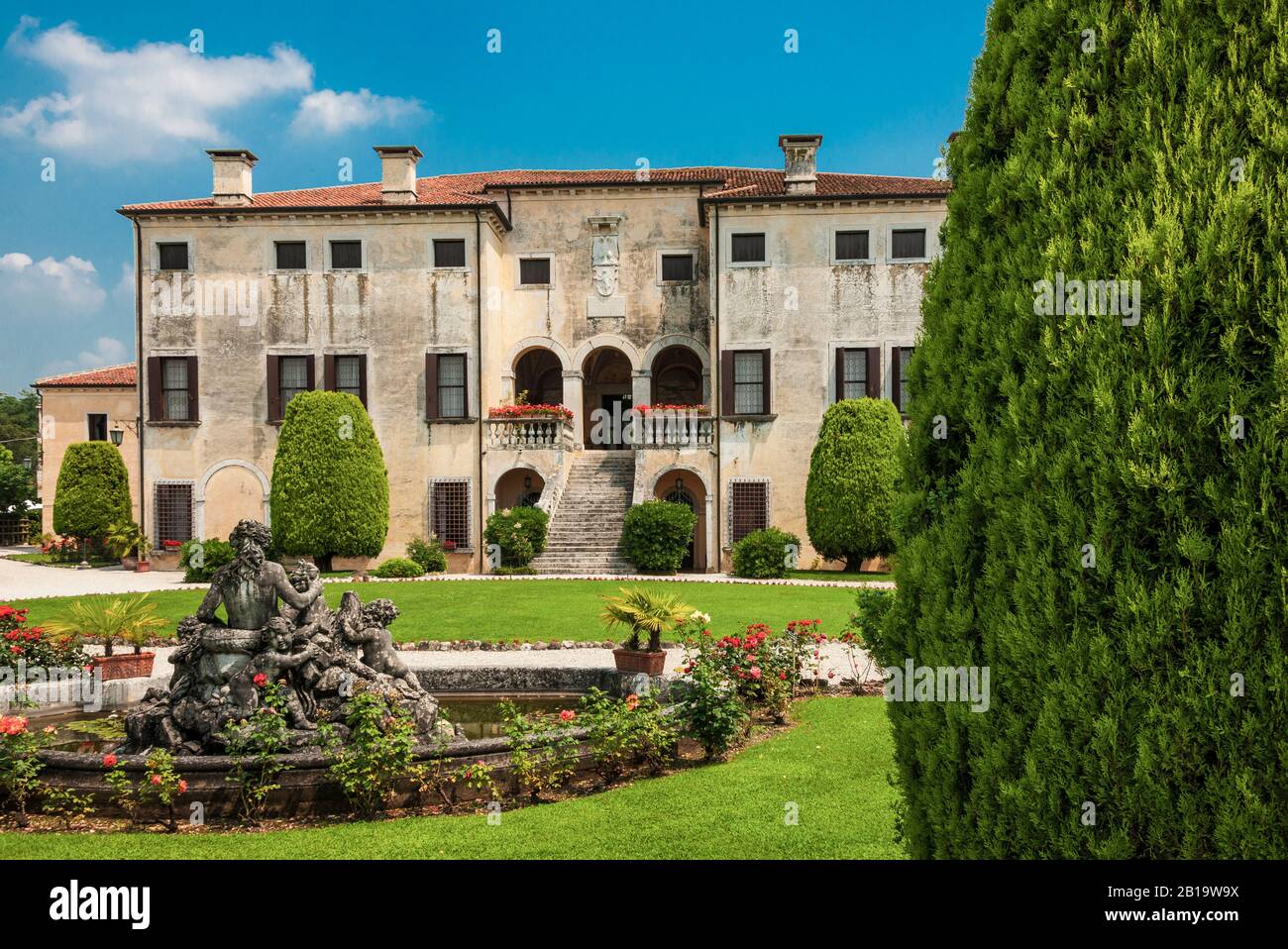 Italy Veneto Lugo di Vicenza - Villa Godi Malinverni By Andrea Palladio ...