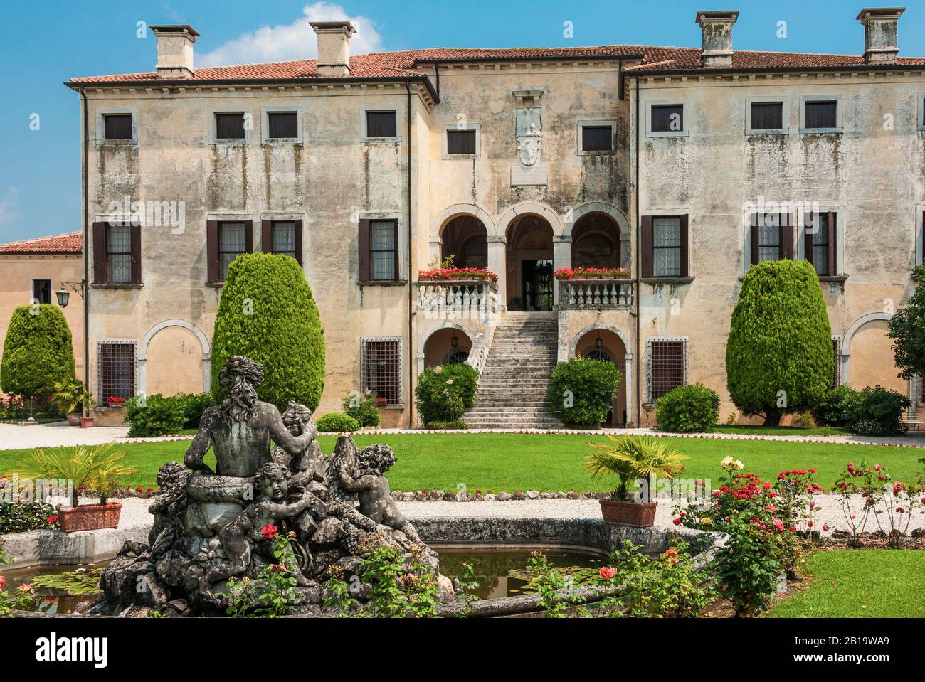 Italy Veneto Lugo di Vicenza - Villa Godi Malinverni By Andrea Palladio ...