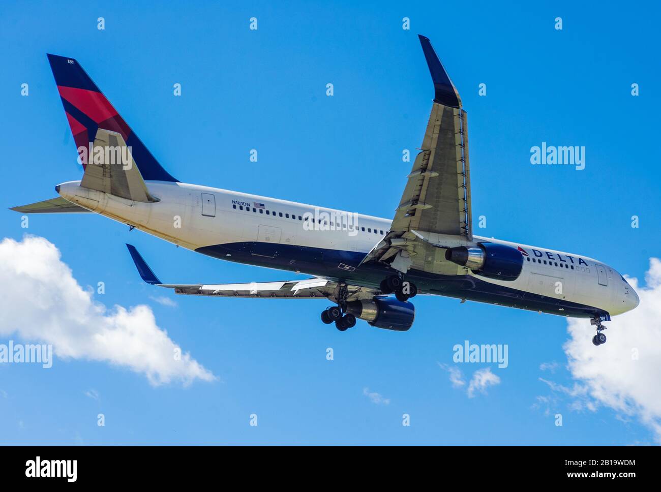SHEREMETYEVO, MOSCOW REGION, RUSSIA - June 28, 2017: Boeing 767-300 ER ...