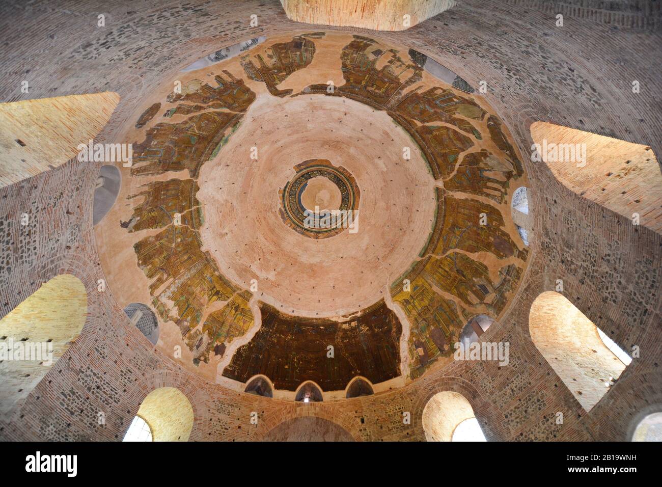Greece, Thessaloniki aka Saloniki, cupola of Rotunda building with ...
