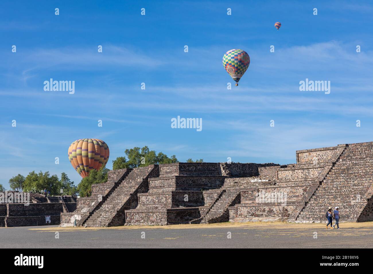 The Pyramids in ancient city of Teotihuacan in Mexico Stock Photo - Alamy