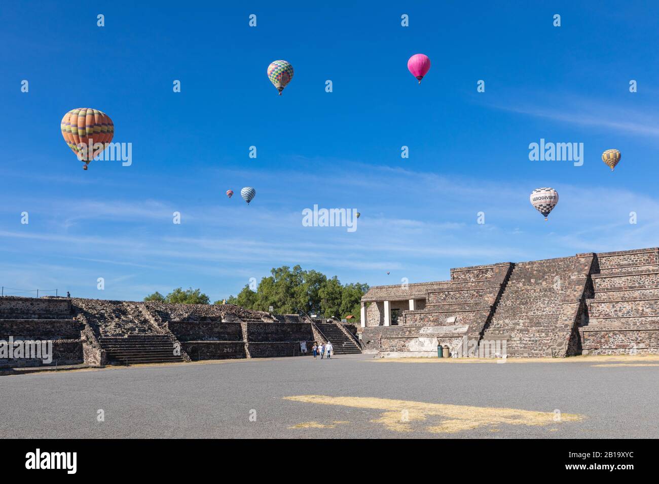 The Pyramids in ancient city of Teotihuacan in Mexico Stock Photo - Alamy
