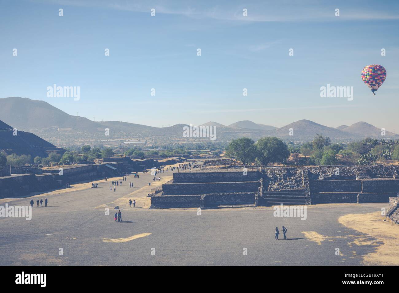 The Pyramids in ancient city of Teotihuacan in Mexico Stock Photo - Alamy