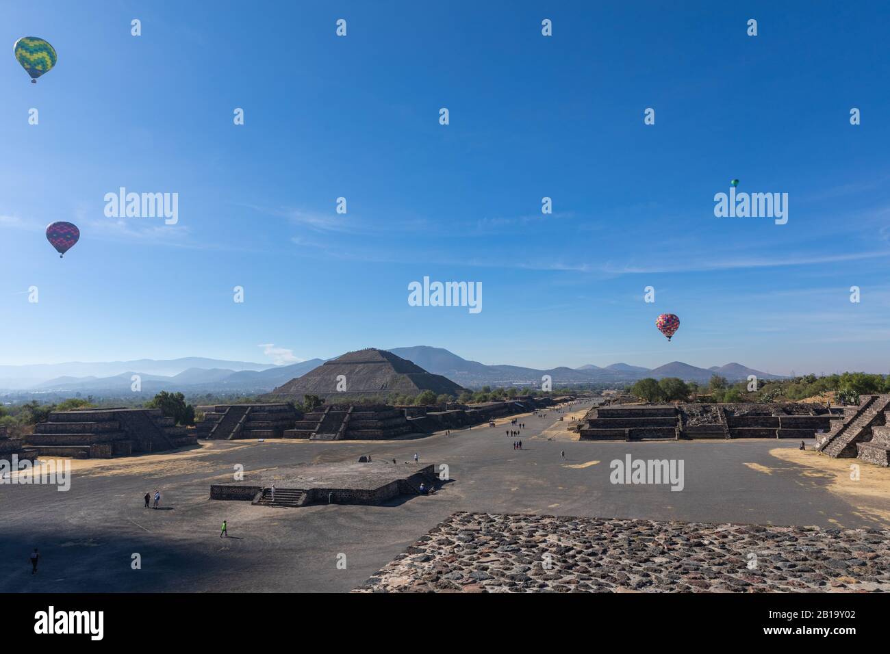 The Pyramids in ancient city of Teotihuacan in Mexico Stock Photo - Alamy