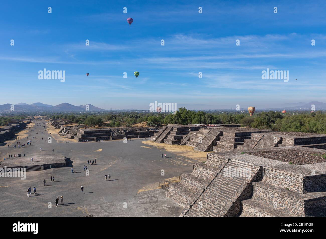 The Pyramids in ancient city of Teotihuacan in Mexico Stock Photo - Alamy