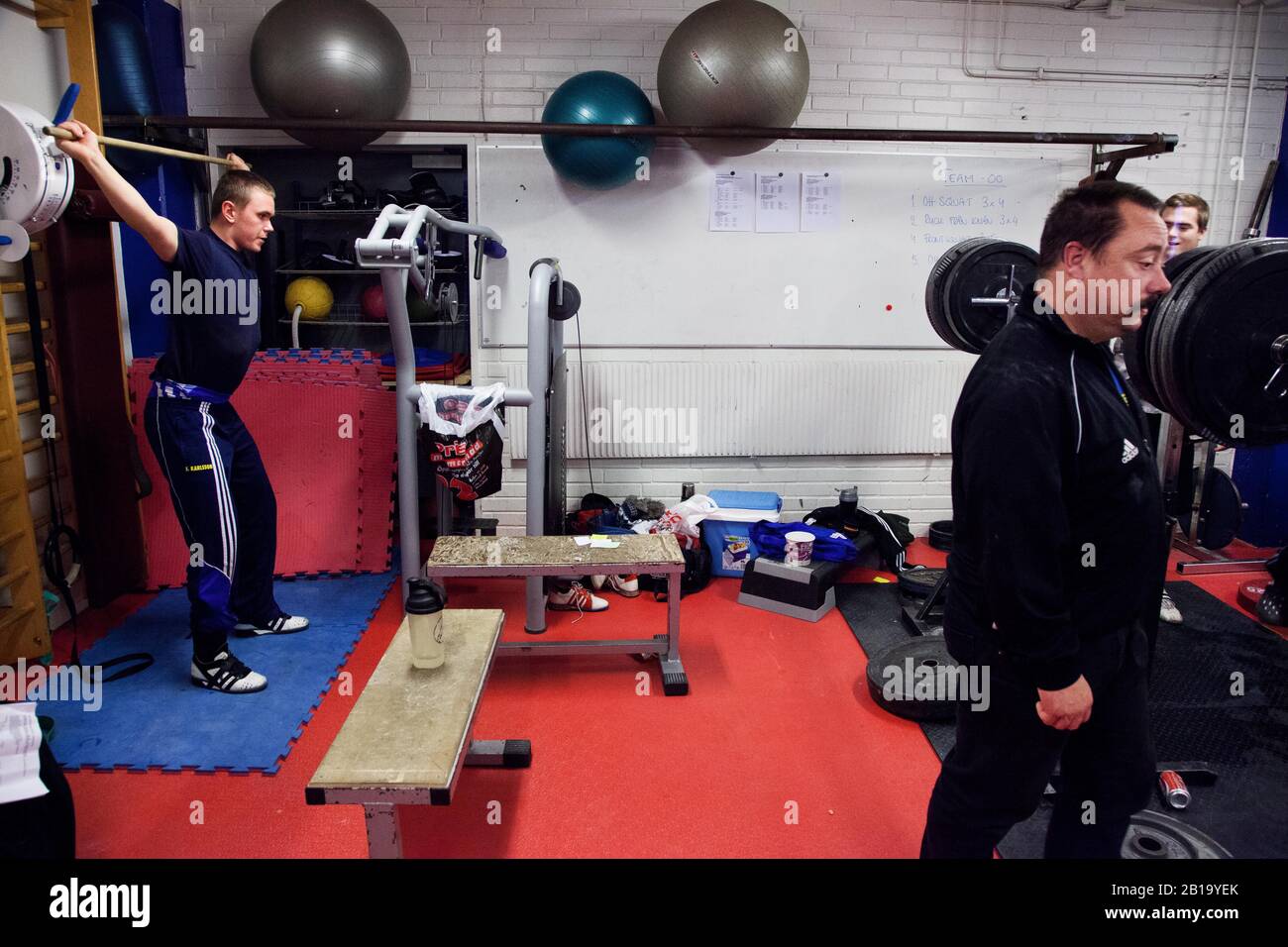 Competition in strength lift.Photo Jeppe Gustafsson Stock Photo - Alamy