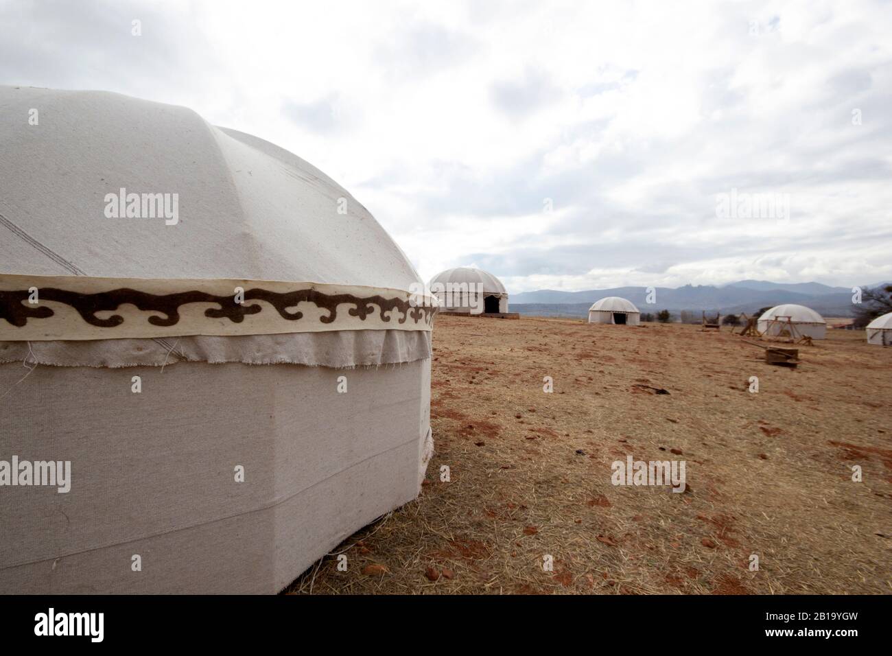 Old Nomadic Turkish Tents. Nomadic People Stock Photo - Alamy