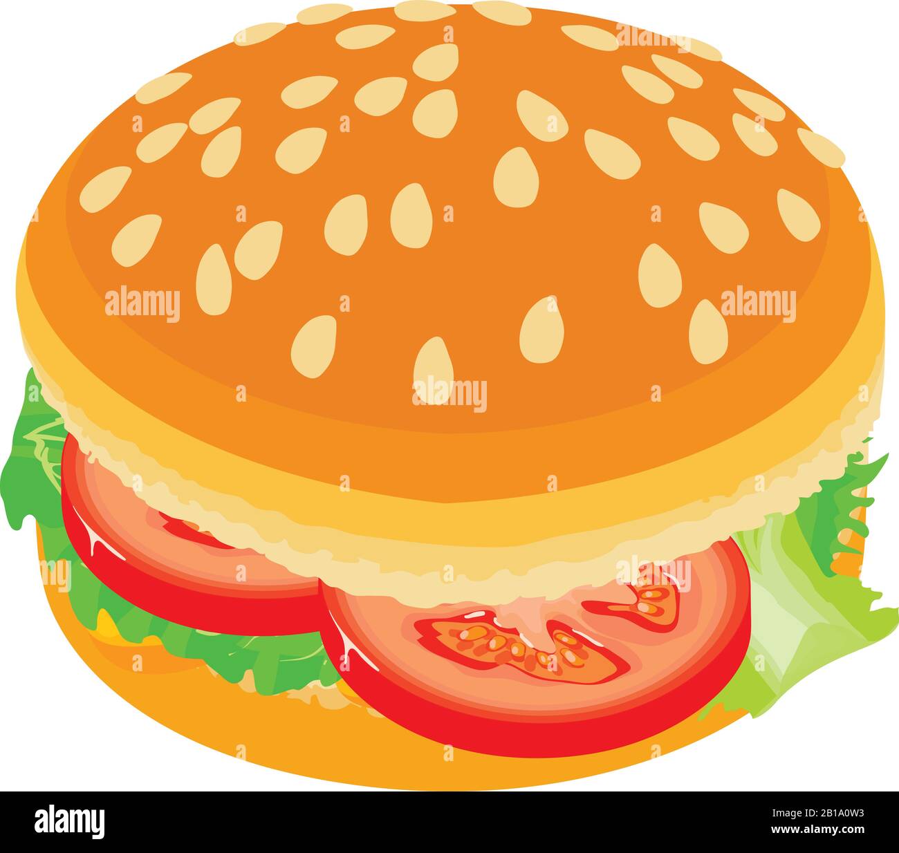 Vegan burger icon, isometric style Stock Vector Image & Art - Alamy