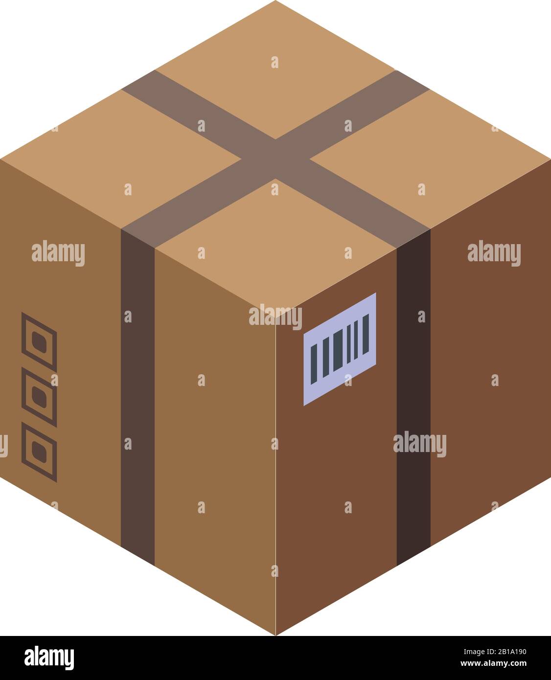 Fragile cardboard box clipart Stock Vector Images - Alamy
