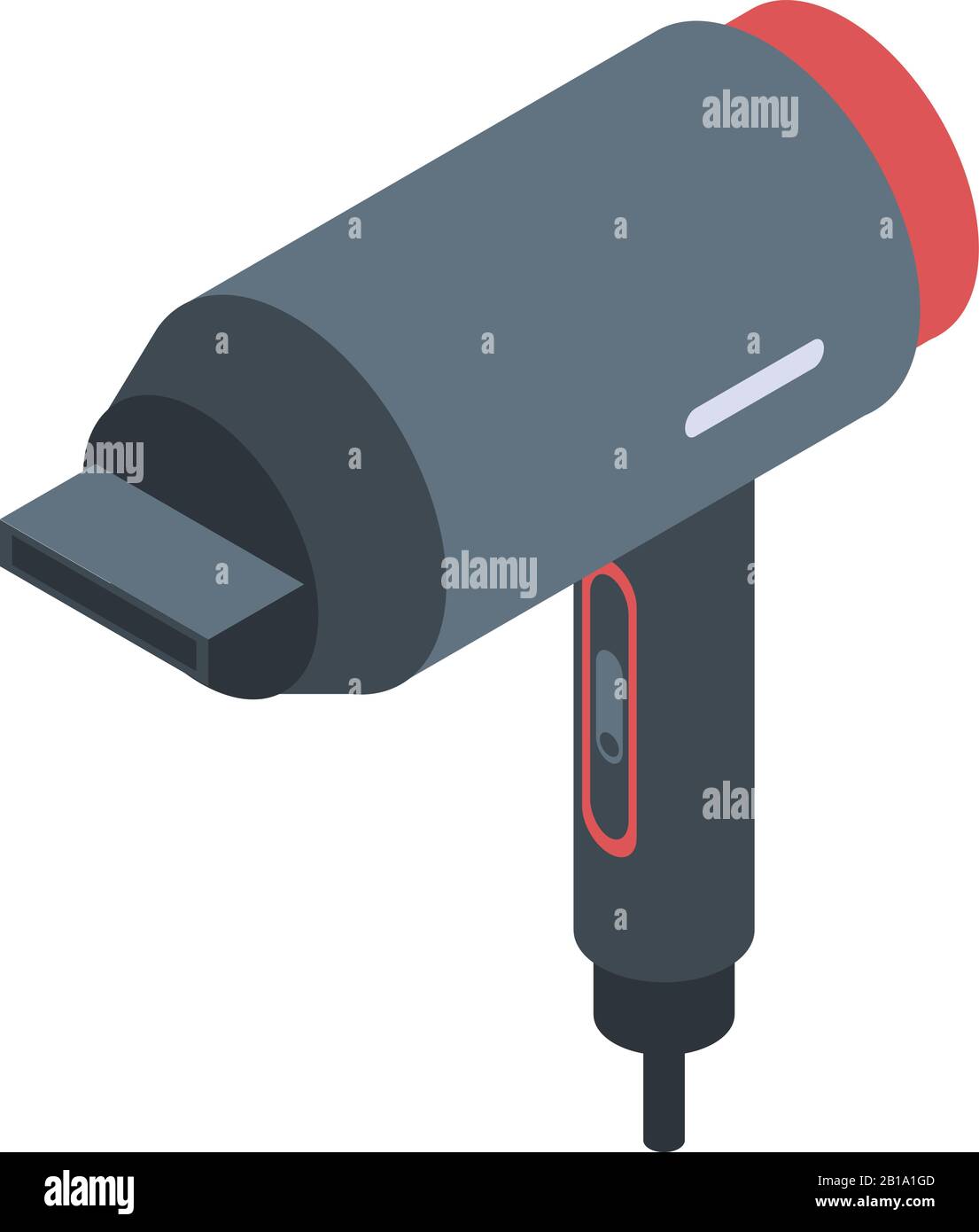 Hair dryer icon isometric hi-res stock photography and images - Alamy
