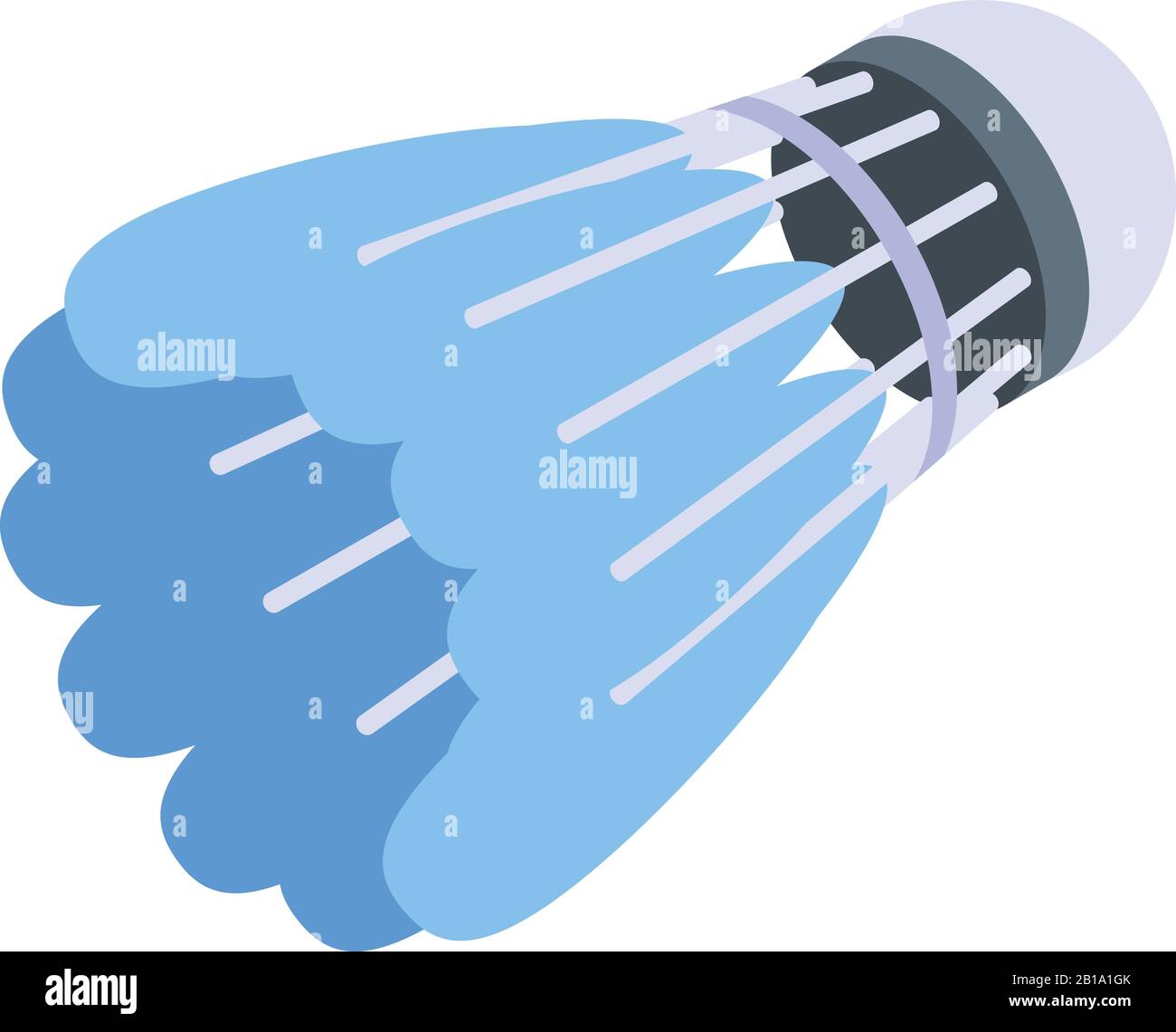 Badminton shuttlecock icon, isometric style Stock Vector Image & Art ...
