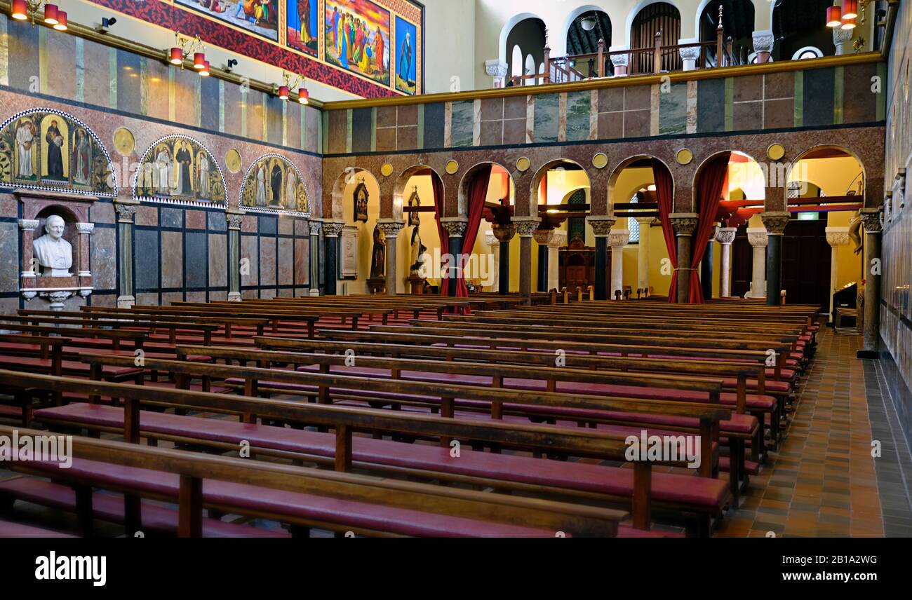 Interior of University Church Dublin. Saint Cardinal John Newman ...