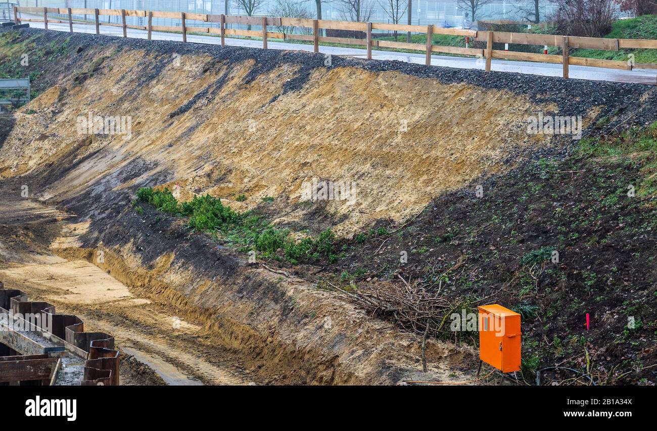 Close view into an active construction site Stock Photo - Alamy