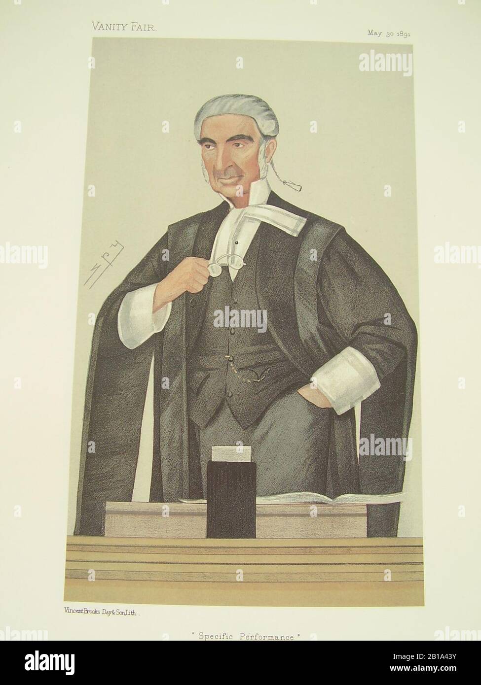 Edward Fry, Vanity Fair, 1891-05-30 Stock Photo - Alamy