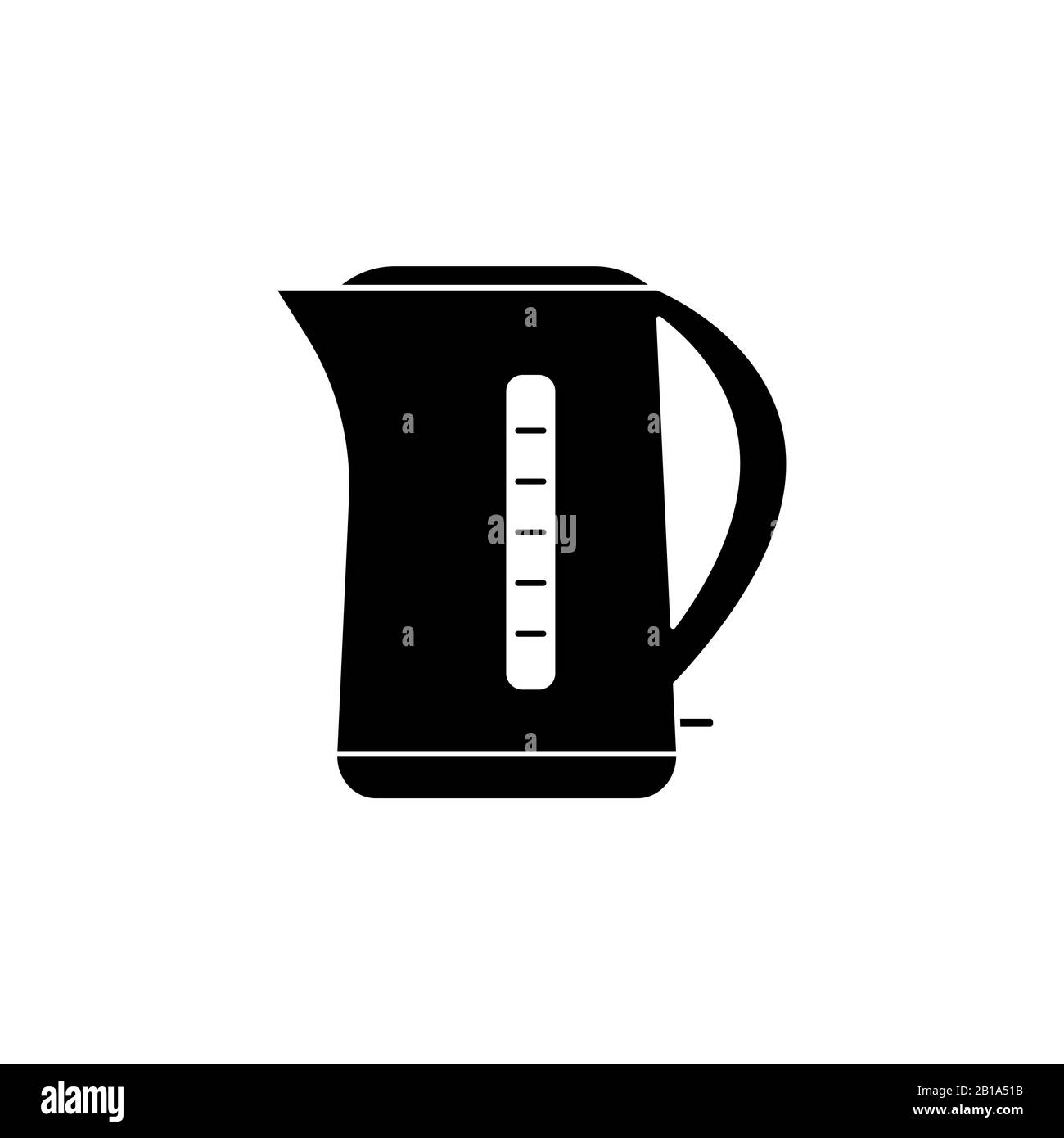 Kettle vector icon, water boiler symbol. Modern, simple vector ...