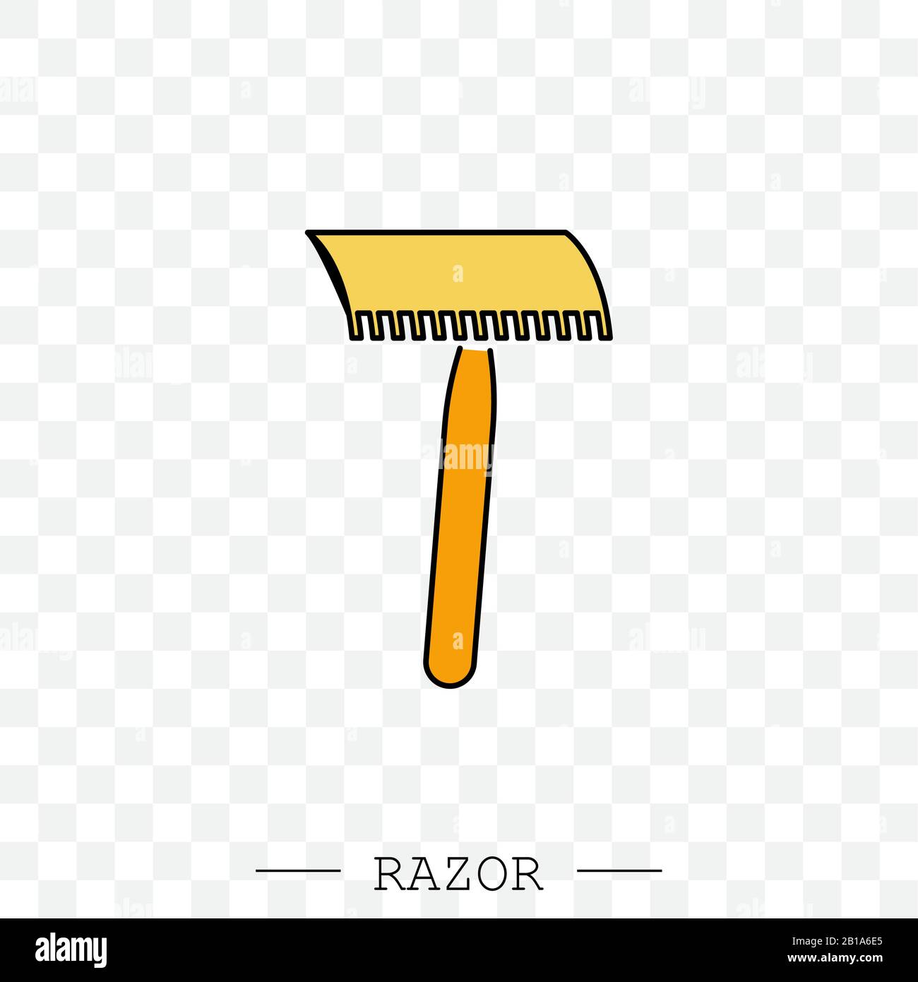 razor vector icon. Shaving men razor icon. Simple illustration of man ...