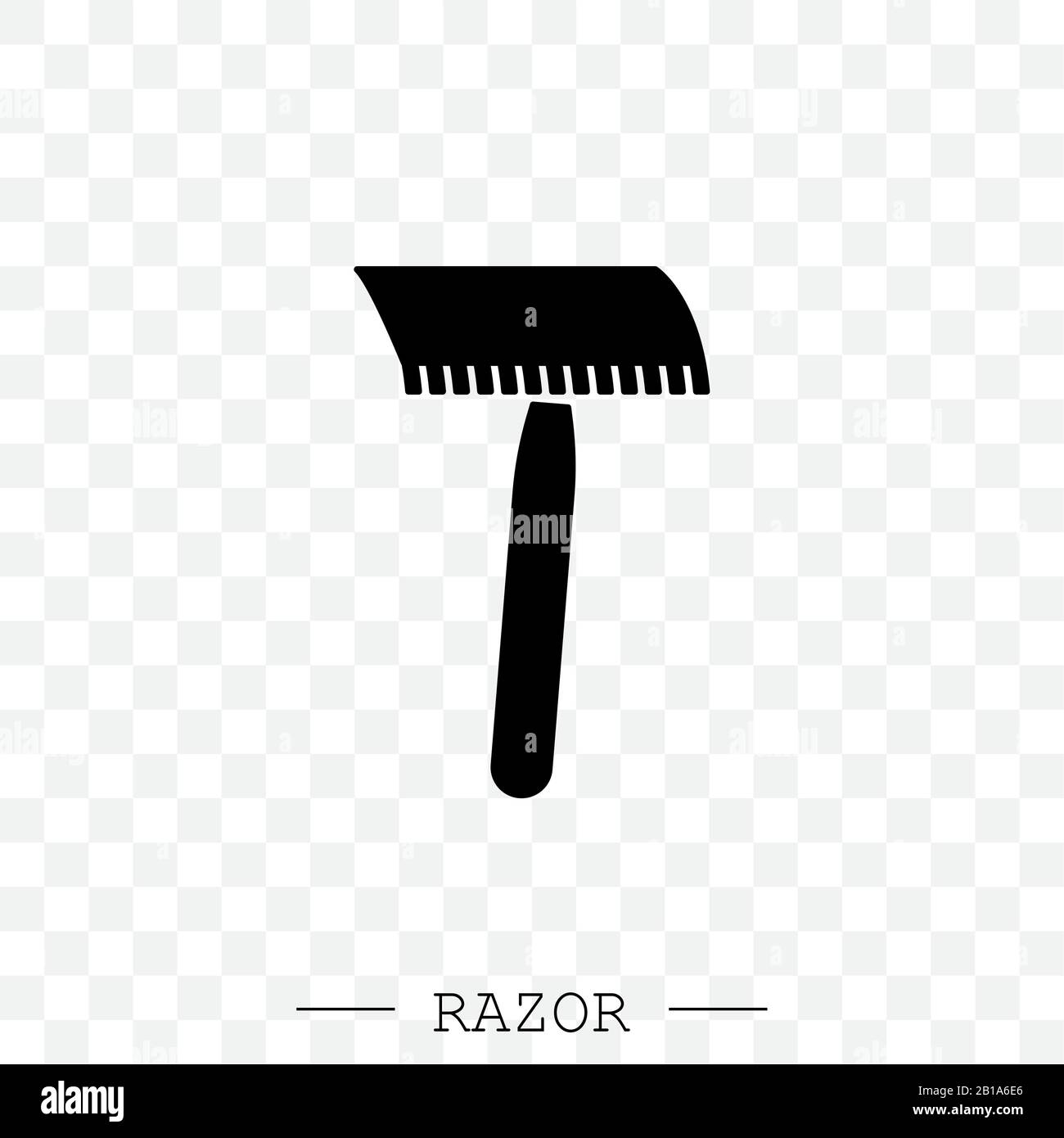 razor vector icon. Shaving men razor icon. Simple illustration of man ...