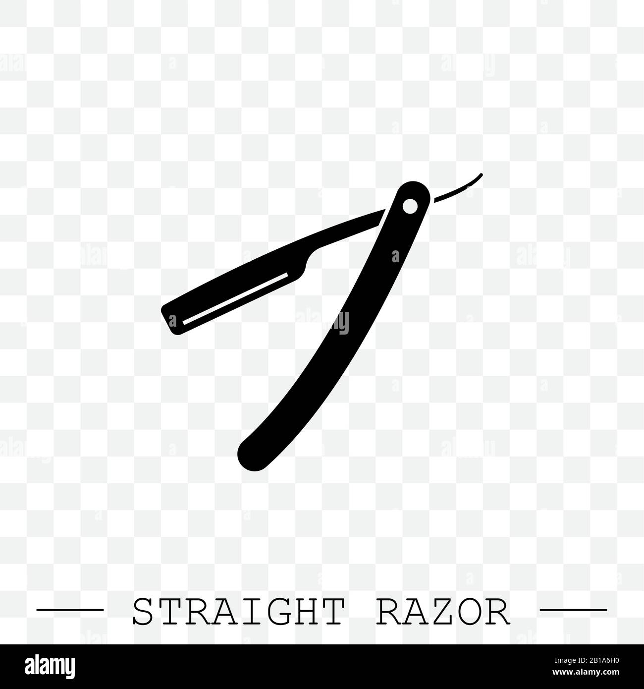 Straight razor Stock Vector Images - Alamy