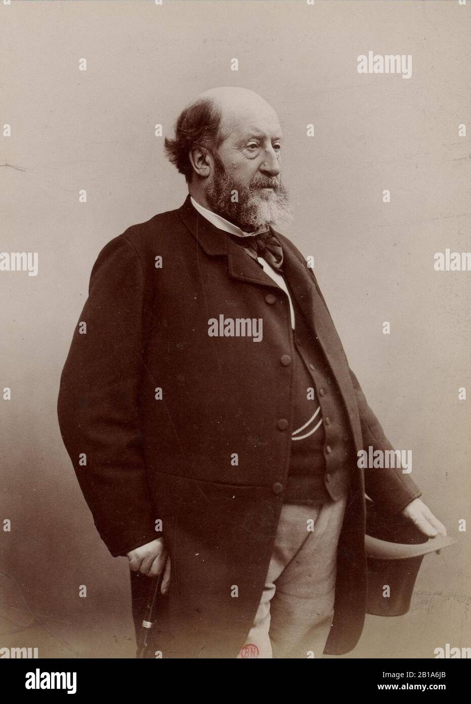 Félix Nadar 1820-1910 portraits Emile Augier Stock Photo - Alamy