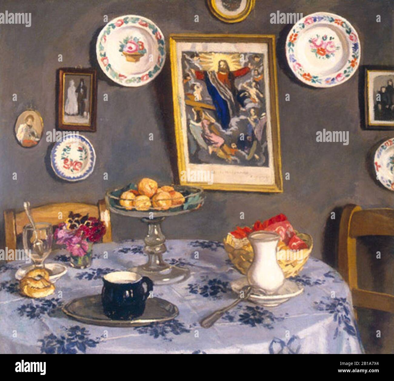 Fényes Adolf - 1910-12 körül - Vasárnap délután Stock Photo - Alamy