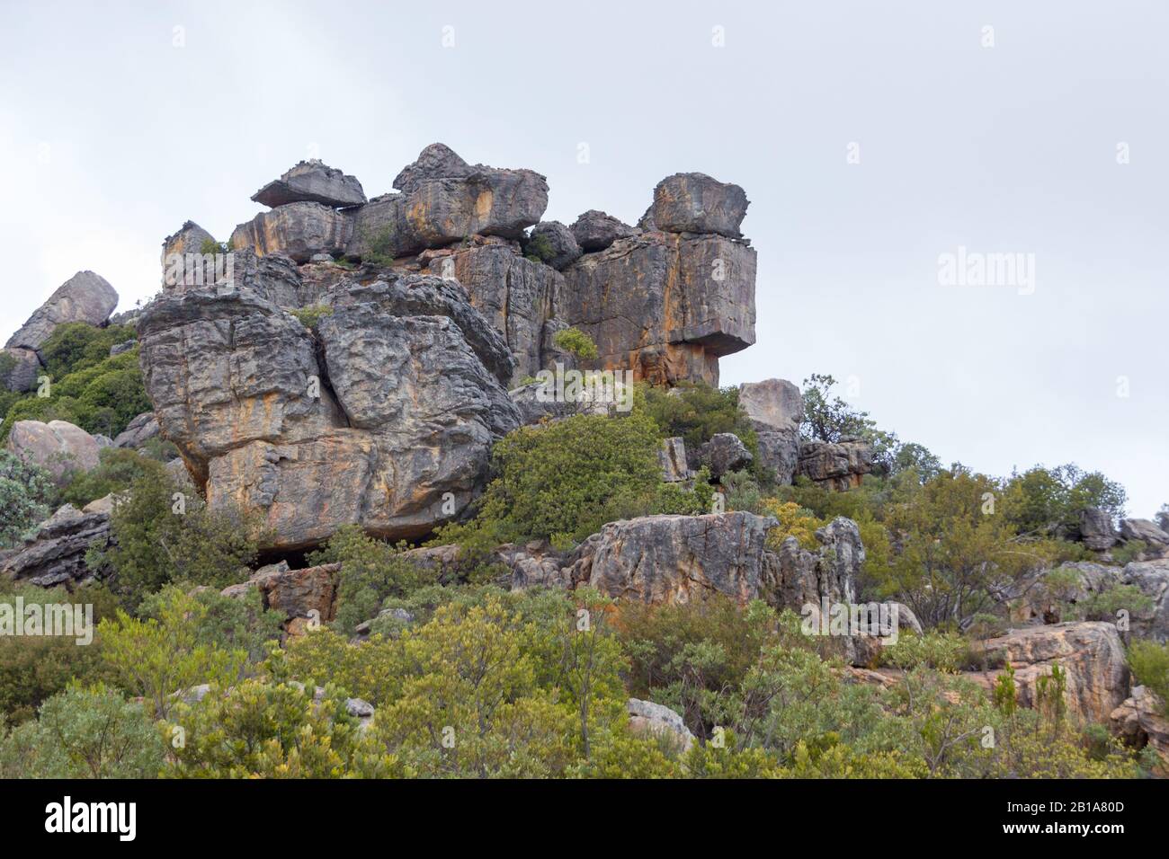 Landscape in the Cedar Mountains, Western Cape, South Africa Stock ...