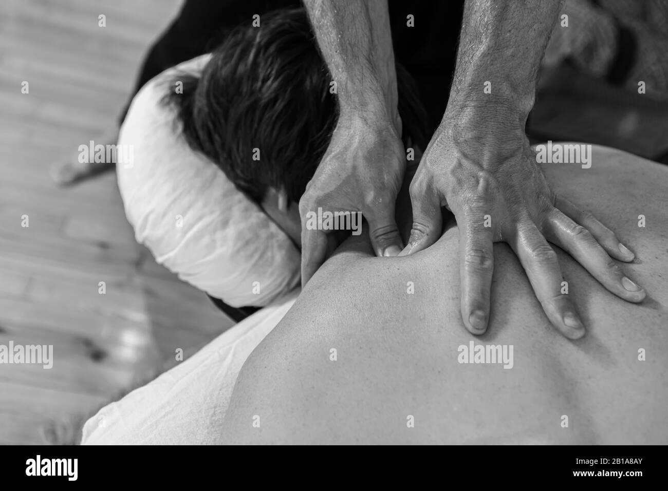Muscle pressure Black and White Stock Photos & Images - Alamy