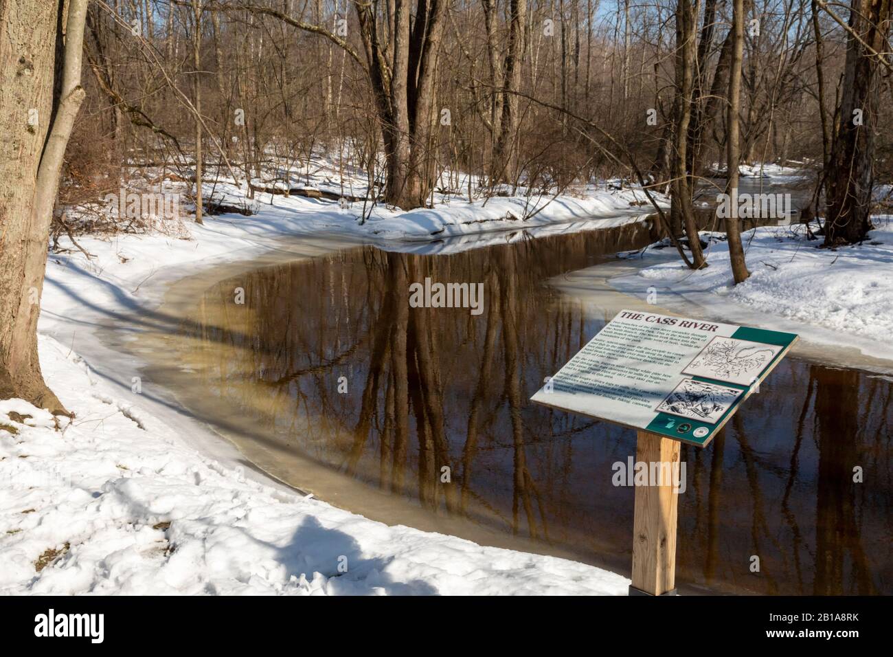 Cass City, Michigan - The Cass River in Sanilac Petroglyphs Historic ...
