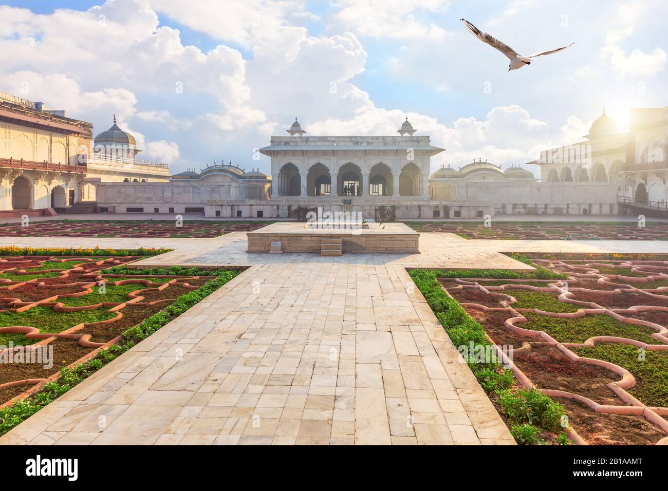 Anguri Bagh, a courtyard in Agra Fort, India Stock Photo - Alamy
