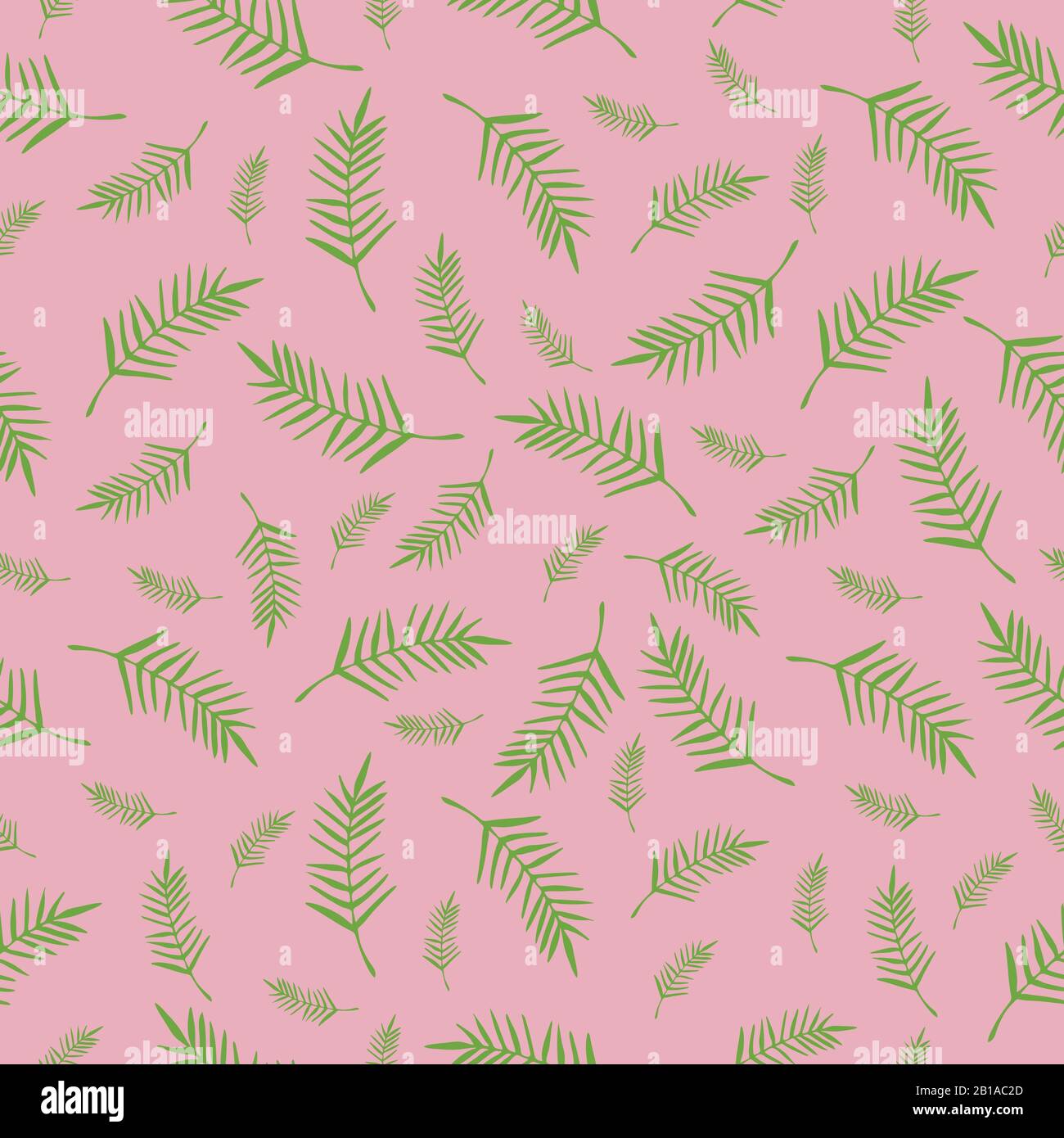 palm leaf minimal trendy design seamless pattern for fabric Stock ...