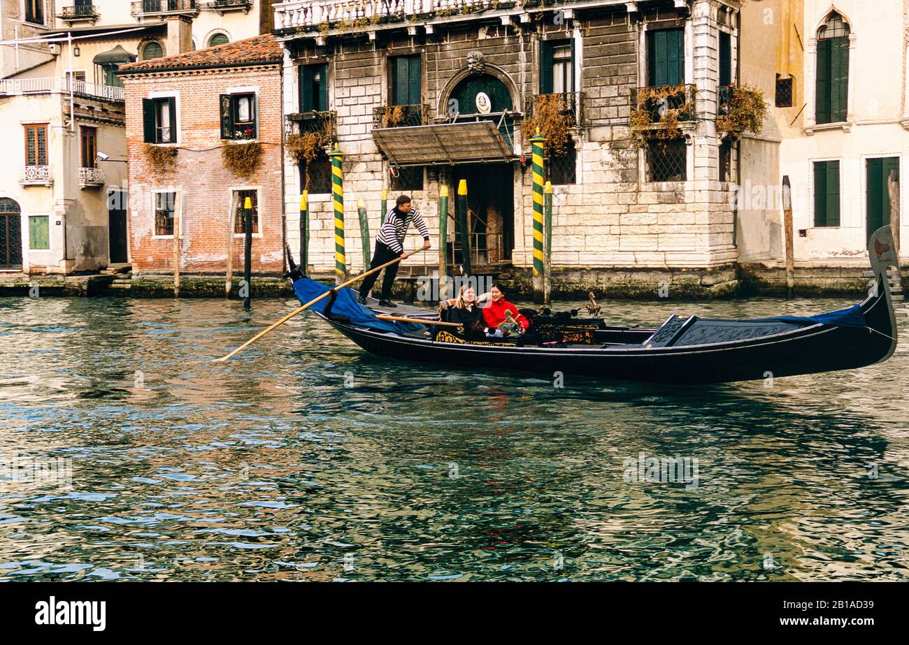 Happy gondolier hi-res stock photography and images - Alamy