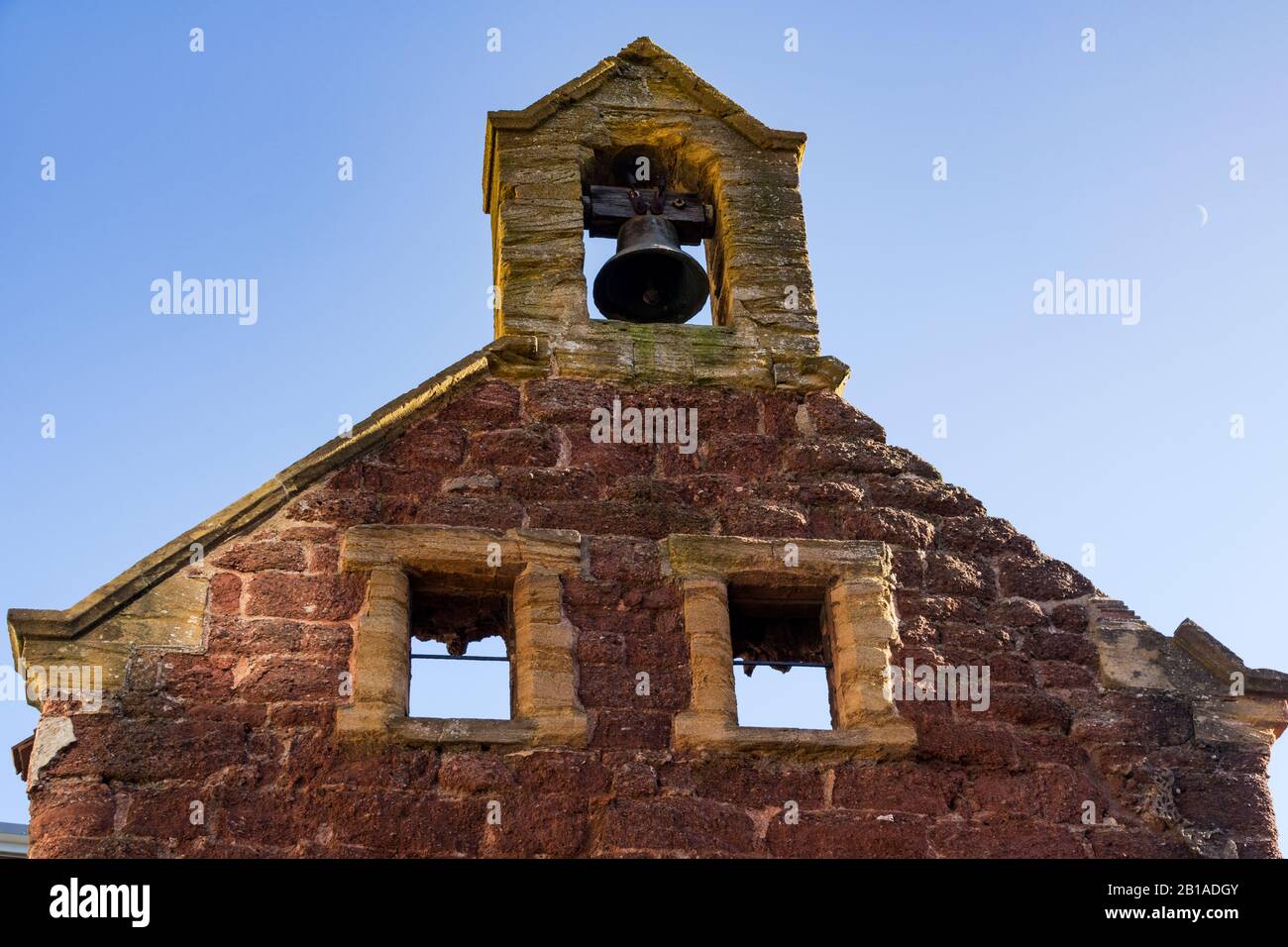 Sandstone Tower and Bell Detail at the Front of St Catherine's Chapel ...